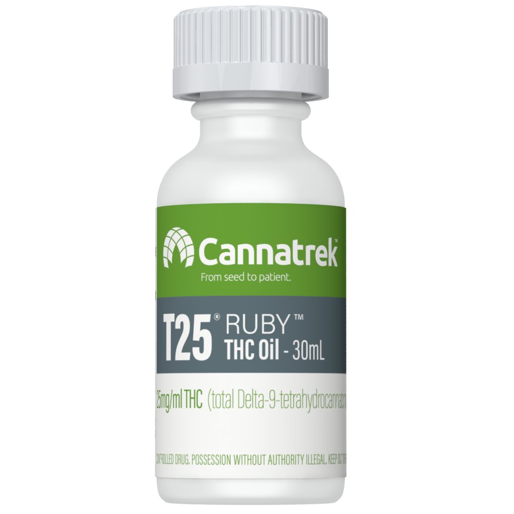 Cannatrek THC 25 Ruby Oil - 30ml | BHC's CanView Marketplace