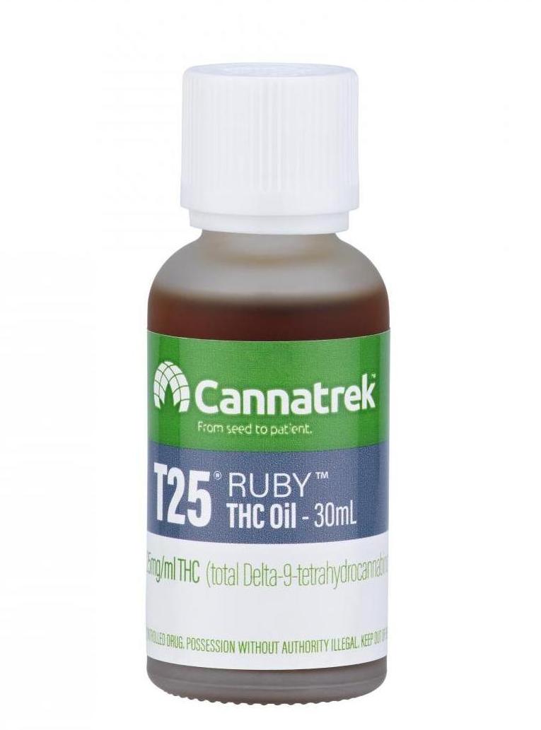 Cannatrek THC 25 Ruby Oil 30ml (S8) | BHC's CanView Marketplace